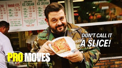 Adam Richman Eats Four Iconic New York Pizza Styles - Pro Moves 1x01 ...