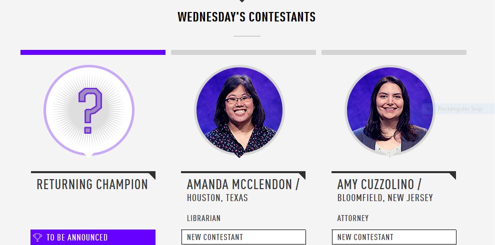 Jeffrey Schwarz Vs. Amanda McClendon Vs. Amy Cuzzolino, show # 7708 ...