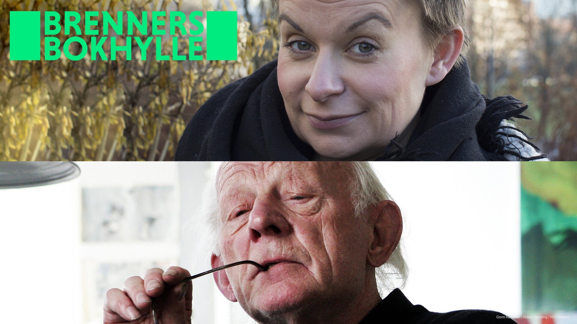 Kjersti Horn og Håkon Bleken - Brenners bokhylle 1x03 | TVmaze