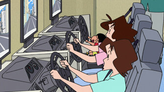 Musae-chan's Car Training / I Saw! Kasukabe City Legend Gachagacha Man ...