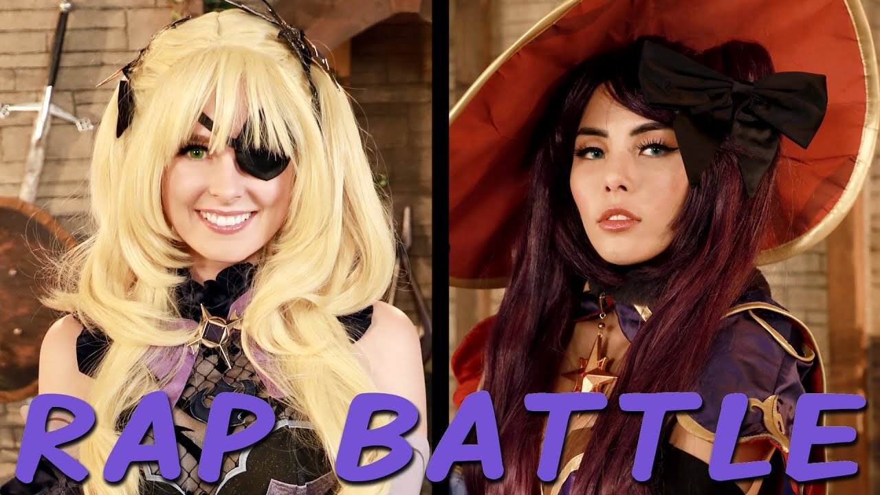 FISCHL vs MONA: Genshin Impact Princess Rap Battle - Princess Rap ...