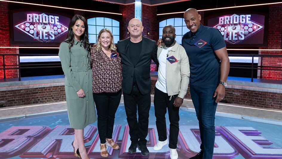 Sam Quek, Dion Dublin, Joanna Page, Melvin Odoom - Bridge of Lies Celebrity Specials 2x01 | TVmaze